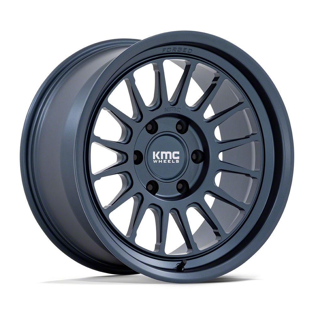 KMC Titan Impact Forged Metallic Blue 6-Lug Wheel; 18x9; 18mm Offset ...