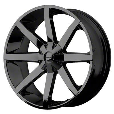 KMC Titan Slide Gloss Black 6-Lug Wheel; 20x8.5; 10mm Offset ...