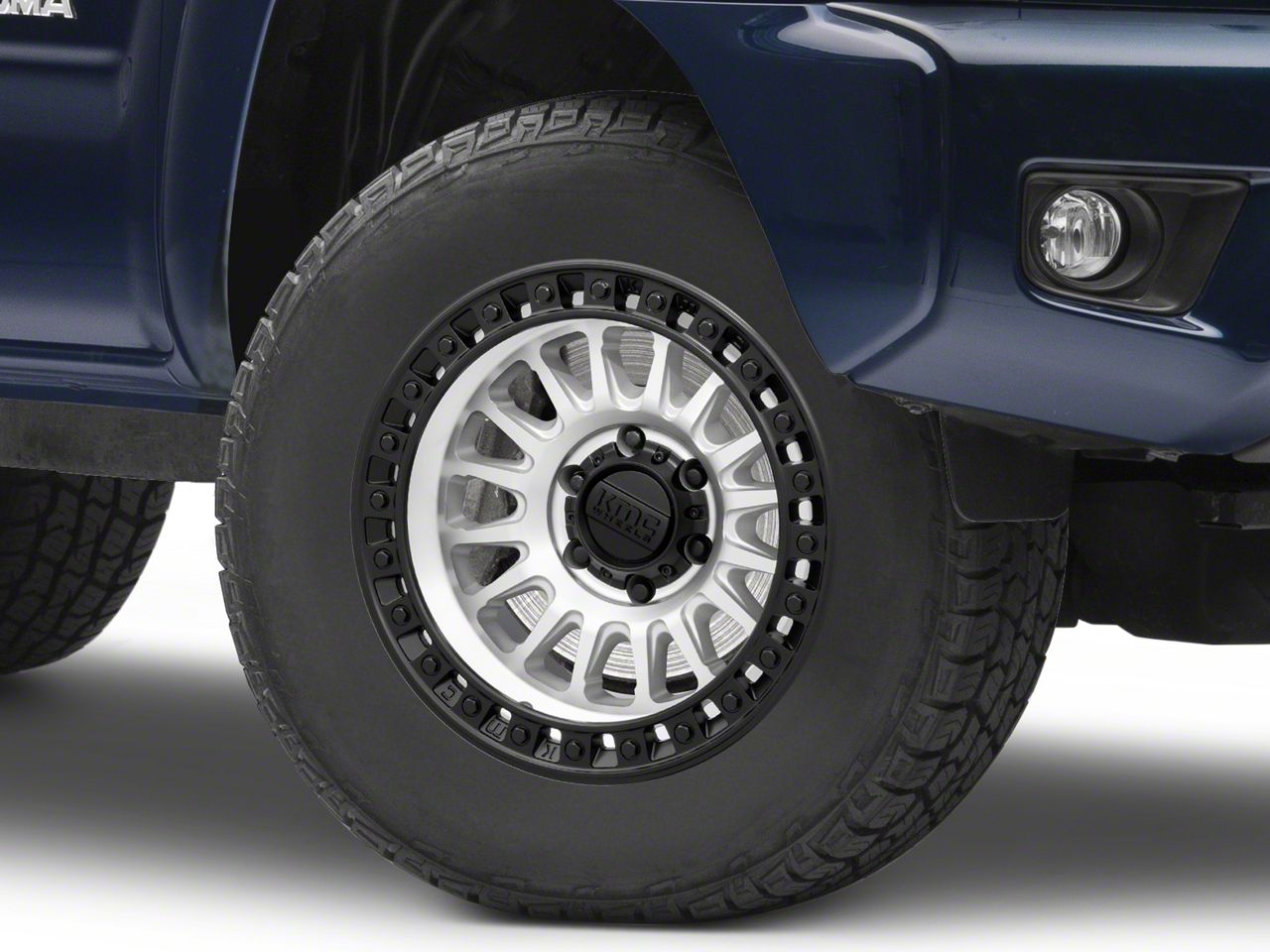 KMC Tacoma IMS Machined with Matte Black Lip 6-Lug Wheel 17x8.5; -10mm ...