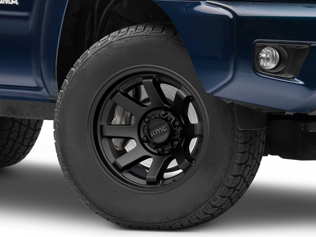 KMC Tacoma Trail Satin Black 6-Lug Wheel; 17x9; -12mm Offset ...
