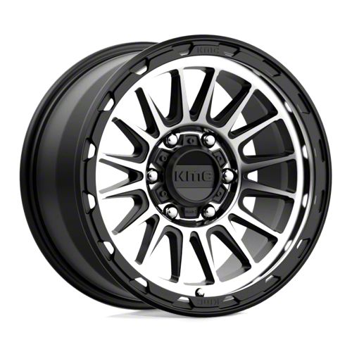 KMC Toyota 4-Runner Impact Satin Black Machined 6-Lug Wheel; 17x9; 18mm ...