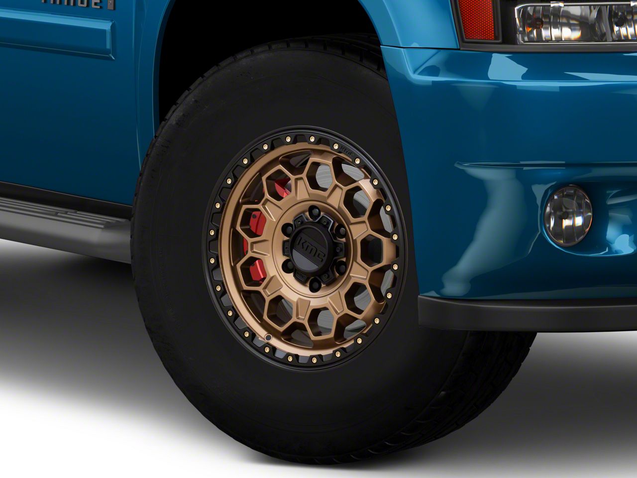 KMC Tacoma Trek Matte Bronze with Black Lip 6-Lug Wheel; 17x8; 20mm ...