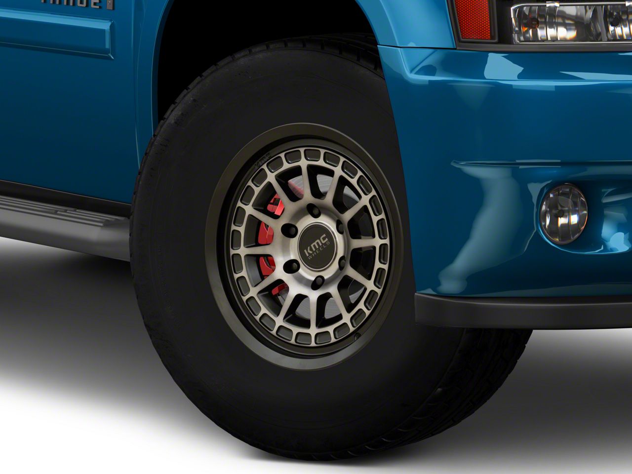 KMC Toyota 4-Runner Canyon Satin Black with Gray Tint 6-Lug Wheel; 17x8 ...