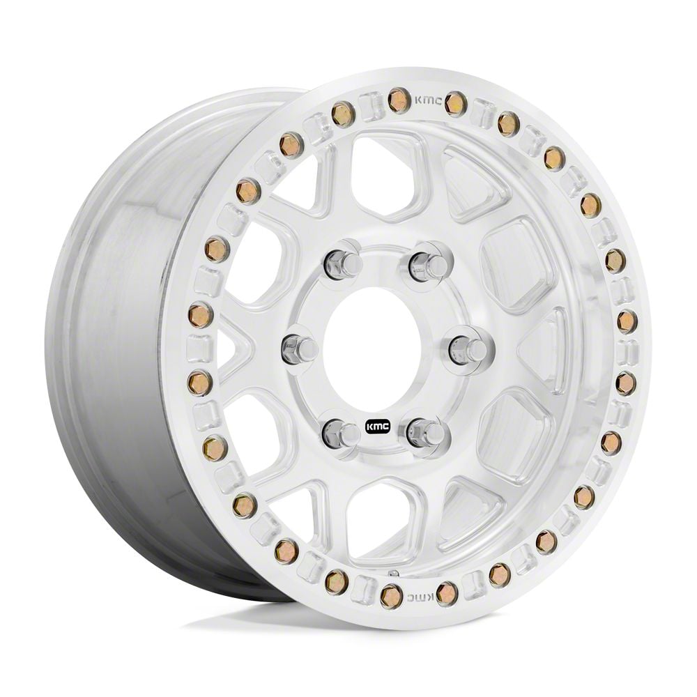 KMC Toyota 4-Runner Mesa Forged Slotted Beadlock Raw Machined 6-Lug ...