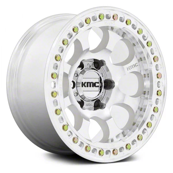 KMC Toyota 4-Runner Riot Beadlock Machined 6-Lug Wheel; 17x9; -12mm Offset KM237DX17906012N (03 ...