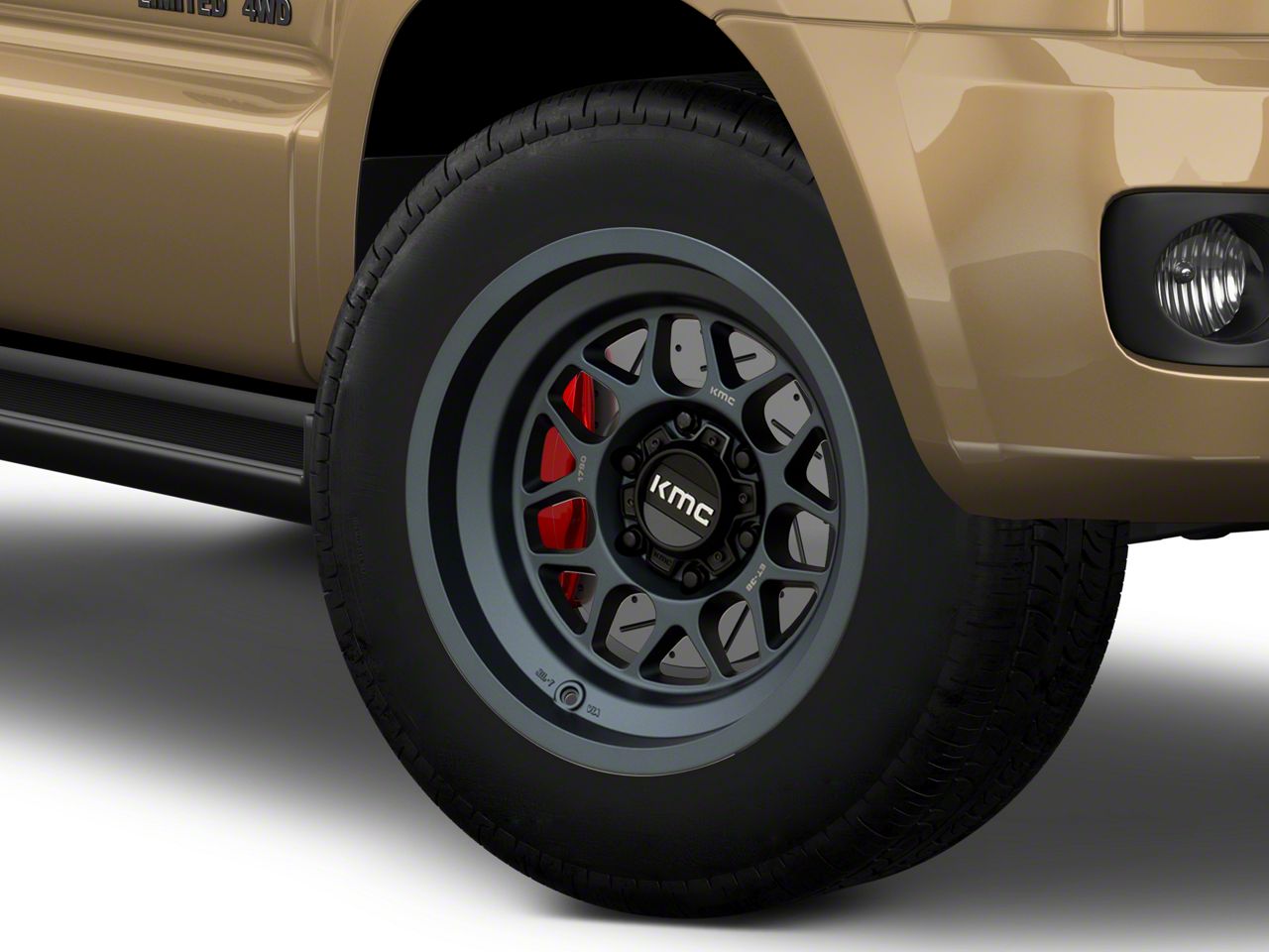 KMC Toyota 4-Runner Terra Metallic Blue 6-Lug Wheel; 18x8.5; -10mm ...