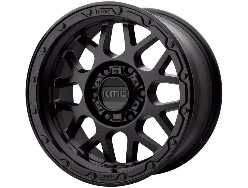 KMC Bronco Grenade Off-Road Matte Black 6-Lug Wheel; 18x8.5; 35mm ...