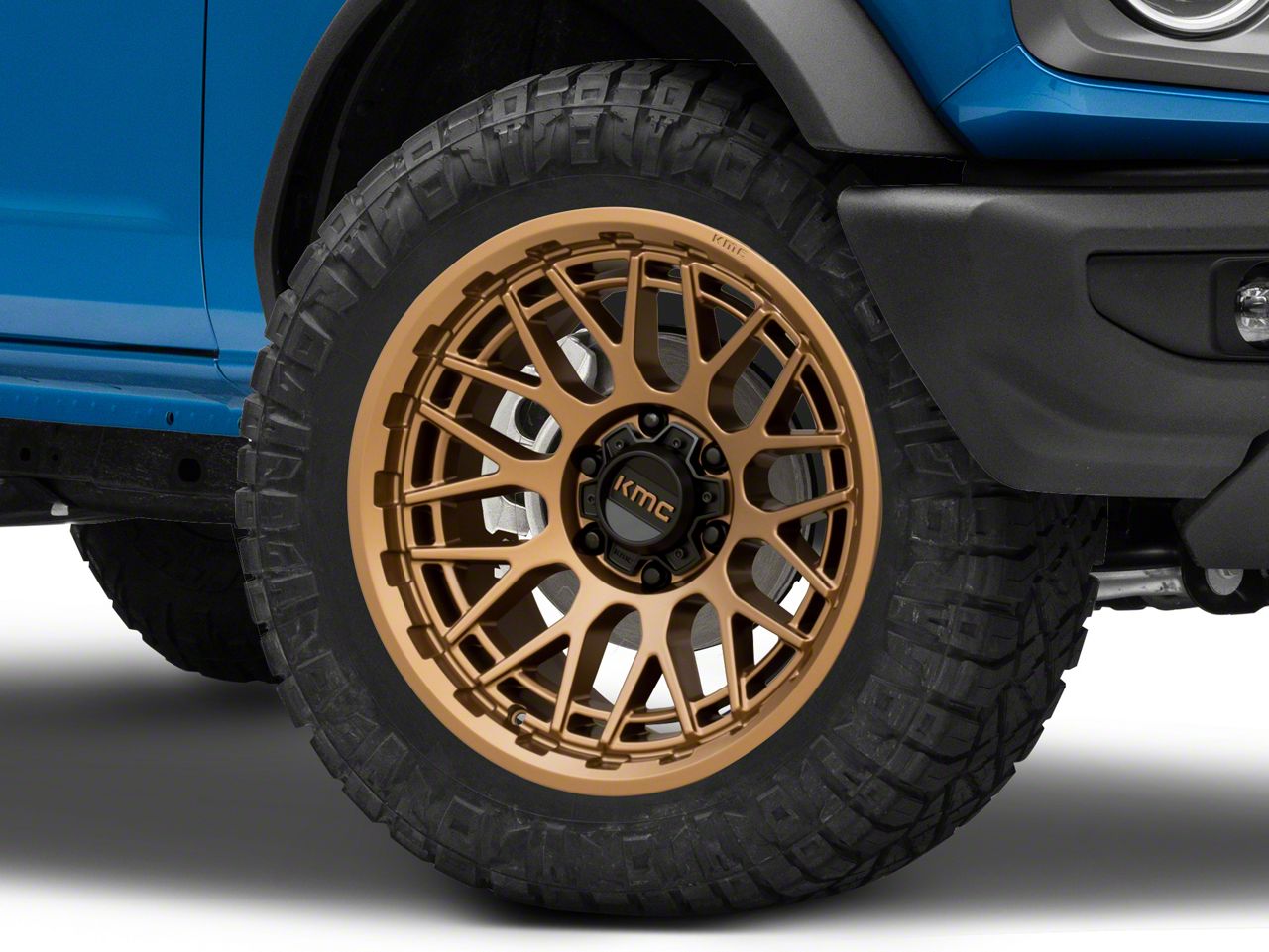 KMC Bronco Technic Matte Bronze 6-Lug Wheel; 20x9; 18mm Offset ...