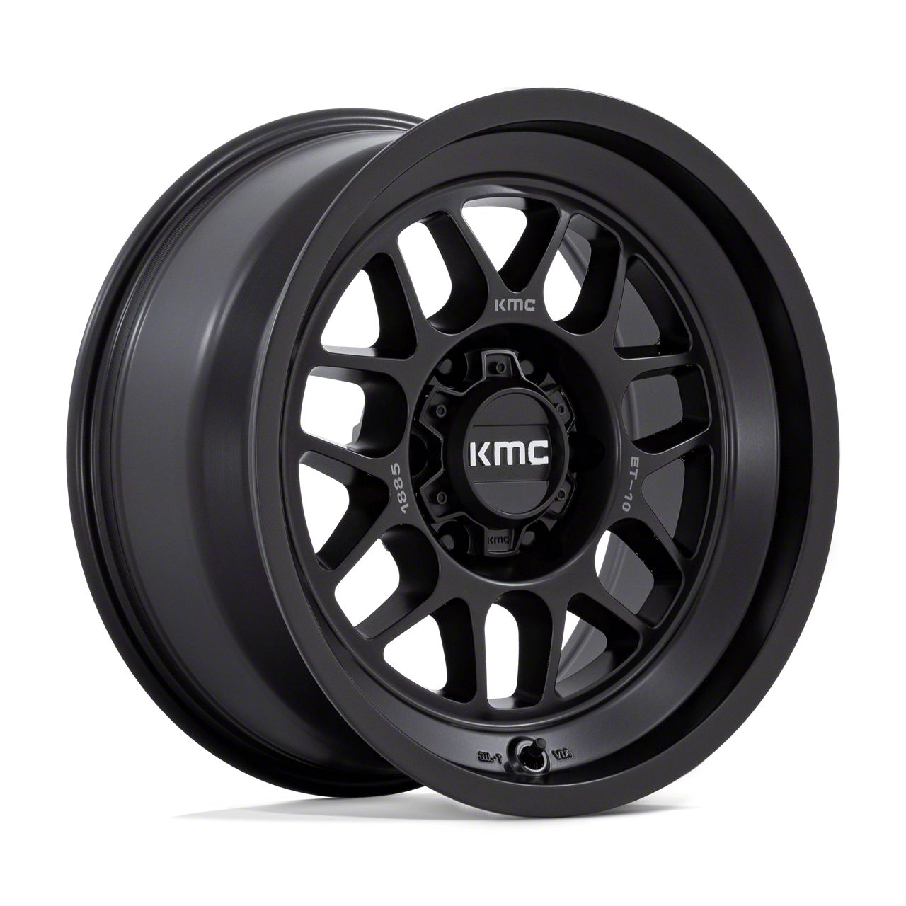 KMC Jeep Grand Cherokee Terra Satin Black Wheel; 18x8.5; -10mm Offset ...