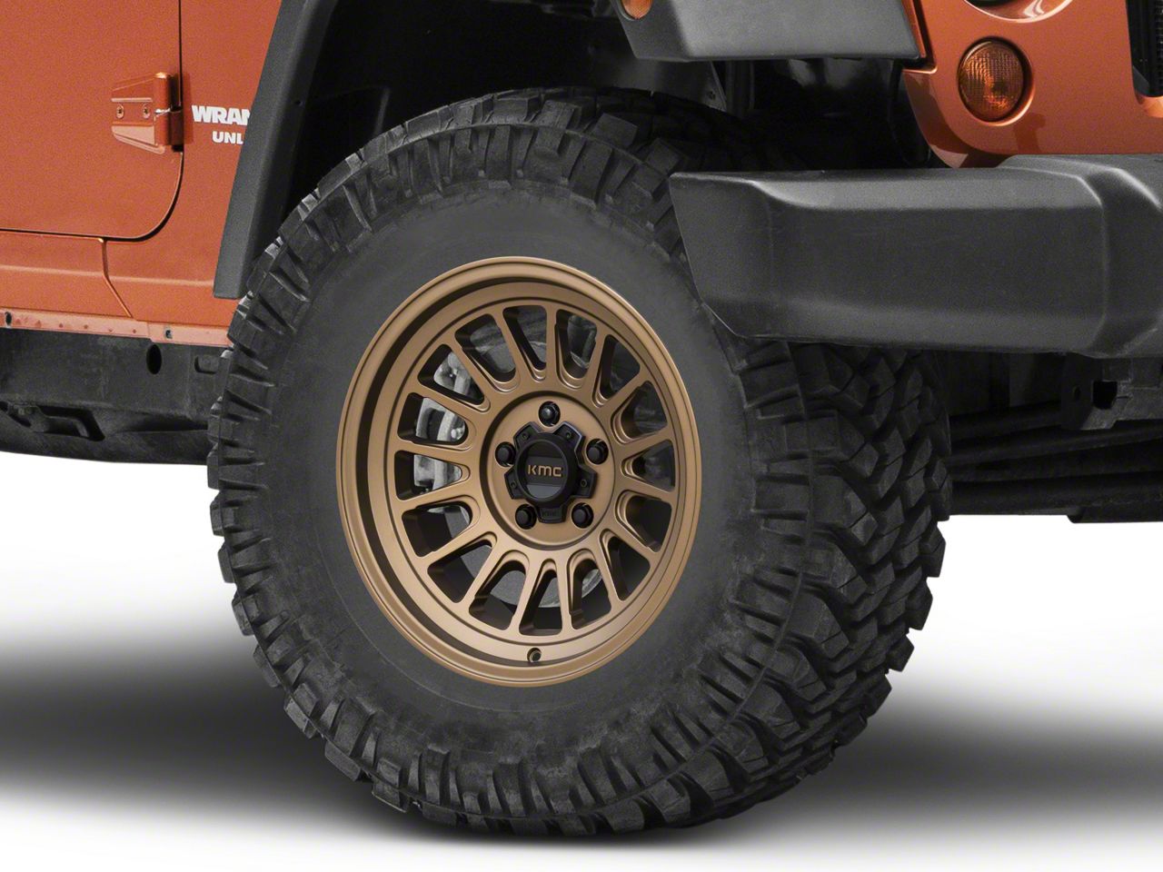 KMC Jeep Wrangler Impact Ol Matte Bronze Wheel; 17x8.5; 0mm Offset ...
