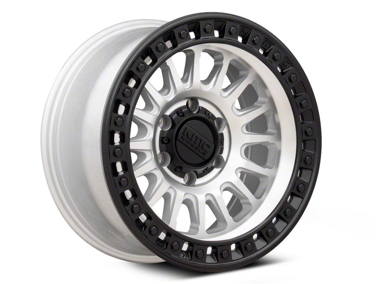 KMC Tacoma IMS Machined with Matte Black Lip 6-Lug Wheel 17x8.5; -10mm ...