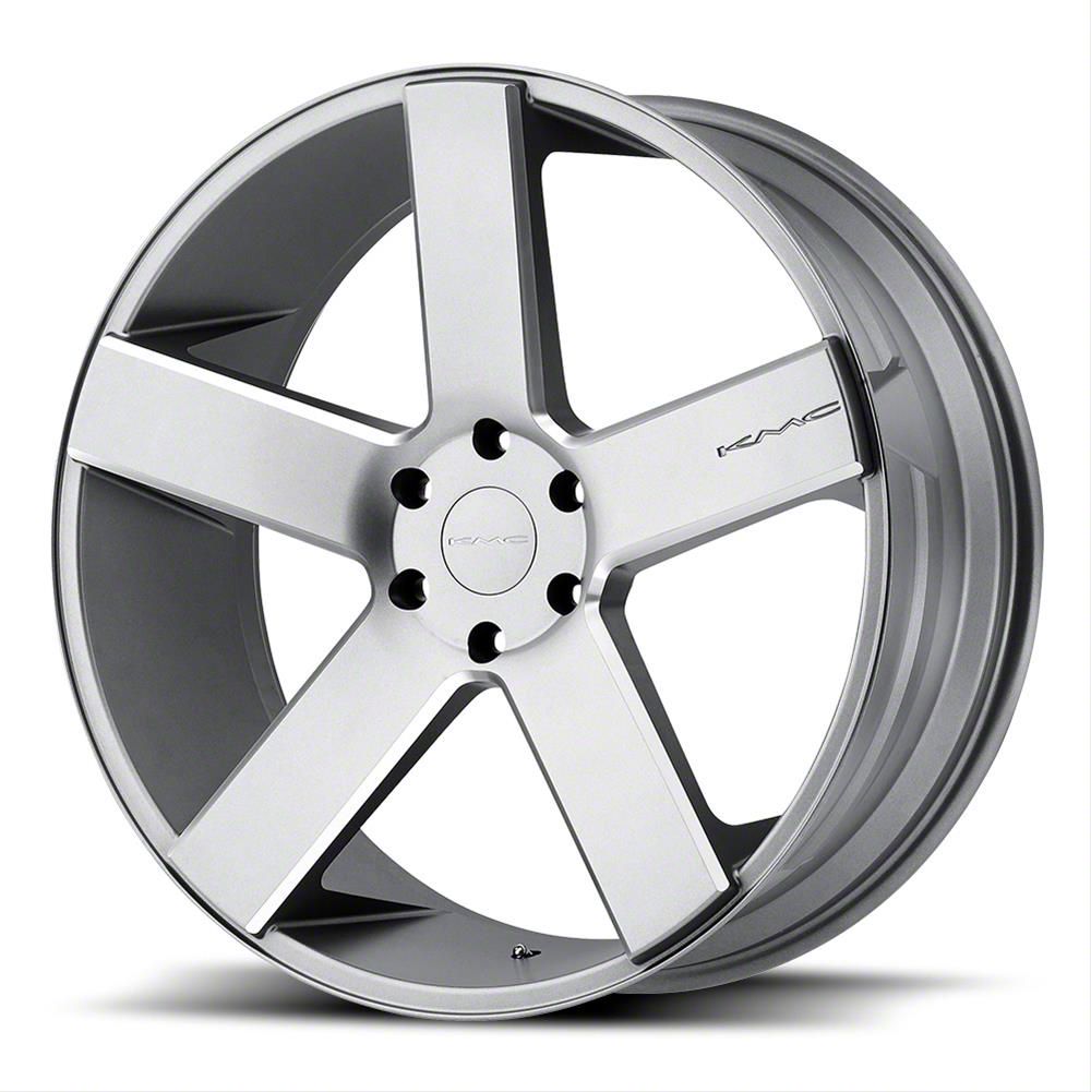 KMC Titan MC5 Chrome 6-Lug Wheel; 22x9; 30mm Offset KM69022968230 (17 ...