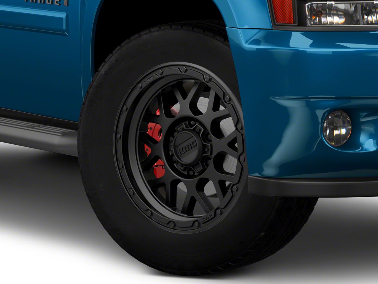 KMC Titan XD Grenade Off-Road Matte Black 6-Lug Wheel; 20x9; 18mm ...