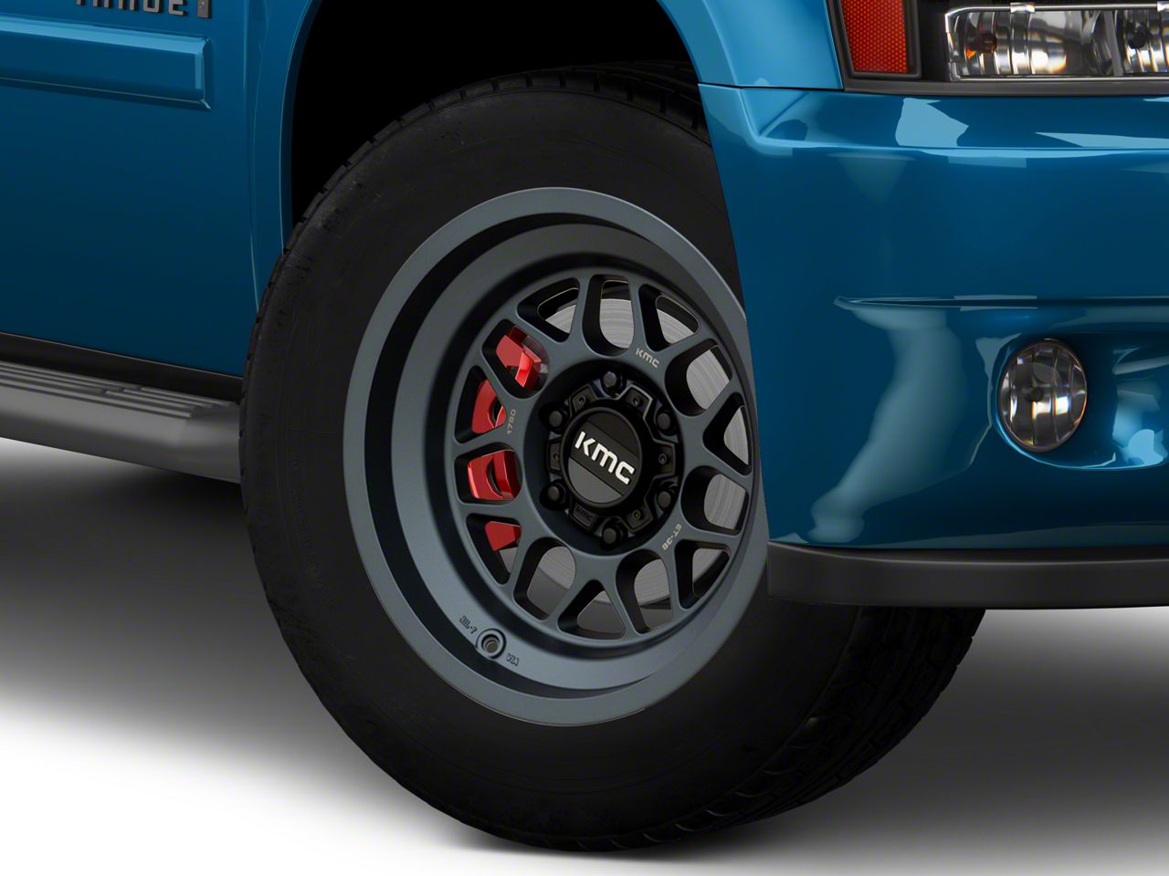 KMC Titan XD Terra Metallic Blue 6-Lug Wheel; 20x9; 0mm Offset ...