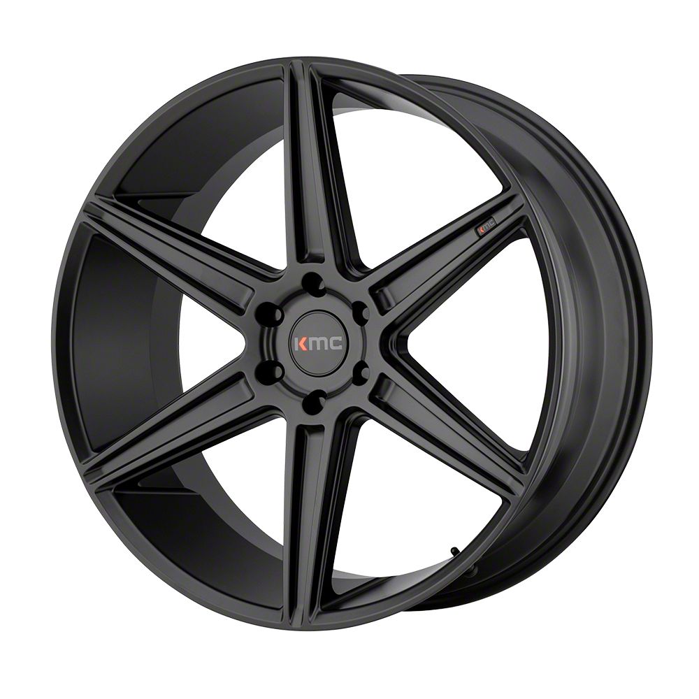 KMC Tundra Prism Truck Satin Black 6-Lug Wheel; 20x9; 30mm Offset ...