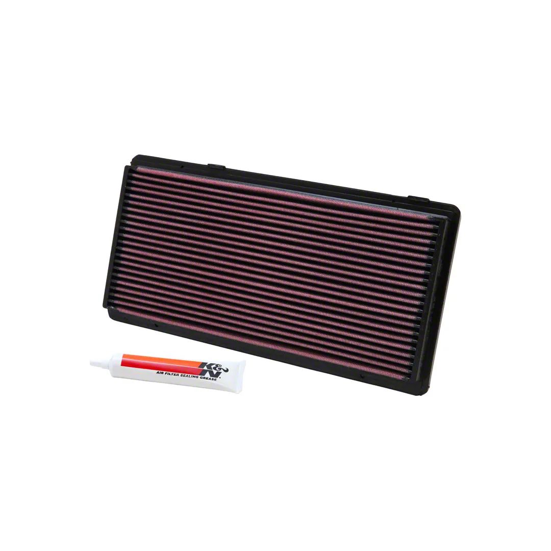 K&N Jeep Cherokee Drop-In Replacement Air Filter 33-2122 (96-01 Jeep ...
