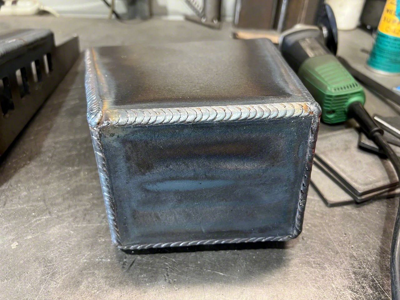 KrashFab Jeep Wrangler Rear Shock Towers for 16-Inch ORI Struts or 14 ...