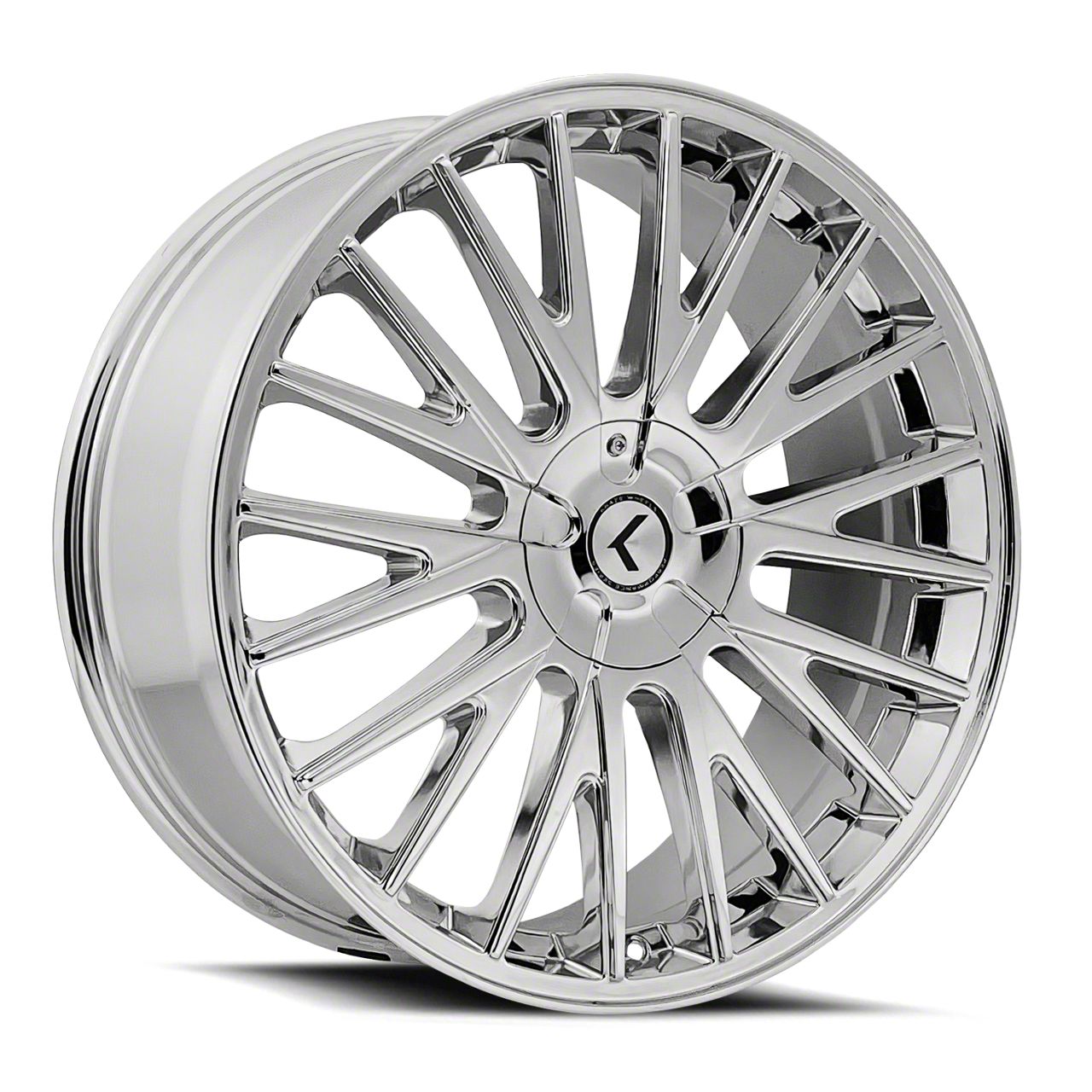 Kraze Bronco Sport Double Down Chrome 5-Lug Wheel; 18x8; 40mm Offset ...