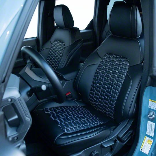 Kustom Interior Bronco Premium Artificial Leather Front and Rear Seat ...