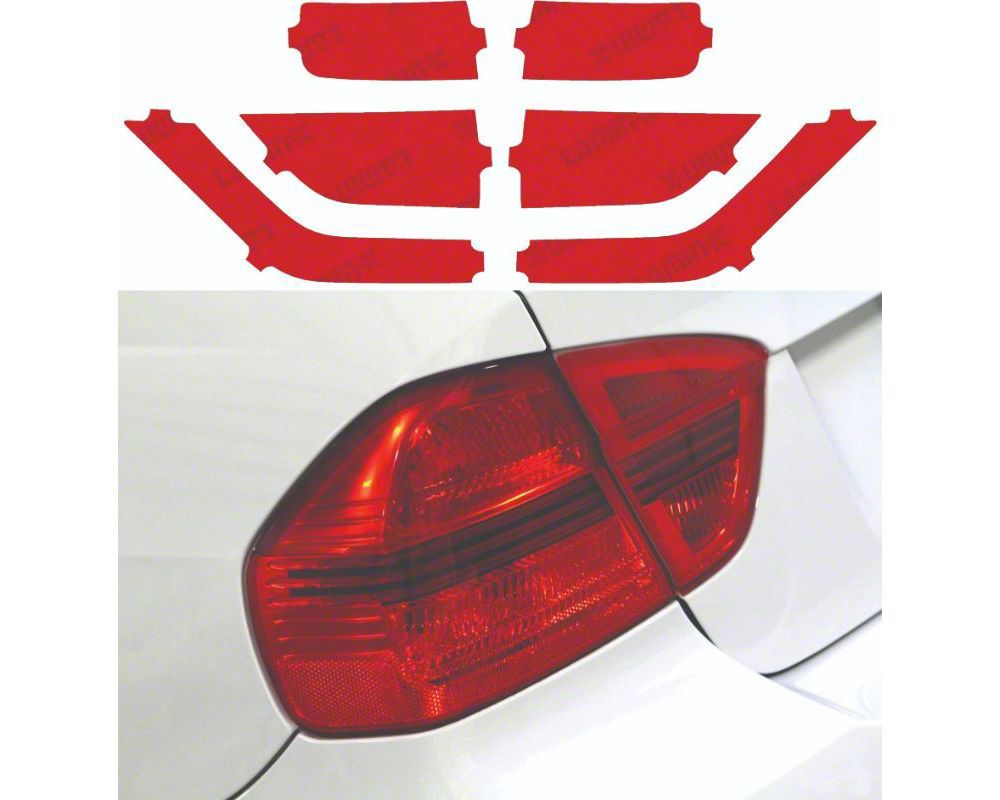 Lamin-X Toyota 4-Runner Tail Light Tint Covers; Red T4149R (14-24 ...