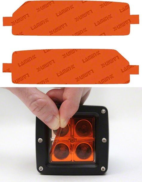 Lamin-X Bronco Turn Signal Light Tint Covers; Amber F582A (21-26 Bronco ...