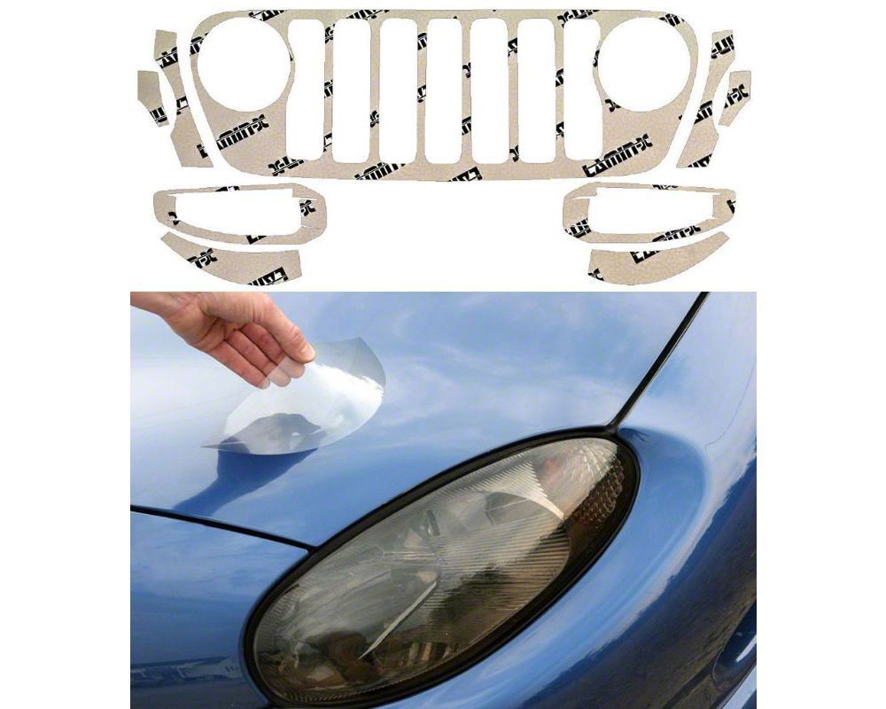 Lamin-X Jeep Wrangler Front Bumper and Grille Paint Protection Film ...