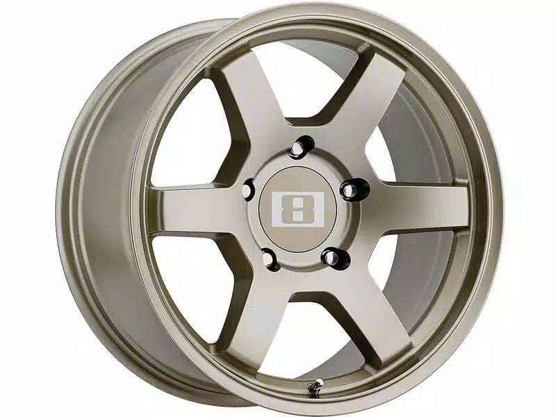 Level 8 Wheels Toyota 4-Runner MK6 Matte Bronze 6-Lug Wheel; 18x9; 12mm ...
