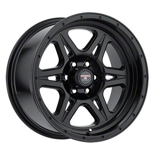 Level 8 Wheels Toyota 4-Runner Strike 6 Matte Black 6-Lug Wheel; 17x9 ...