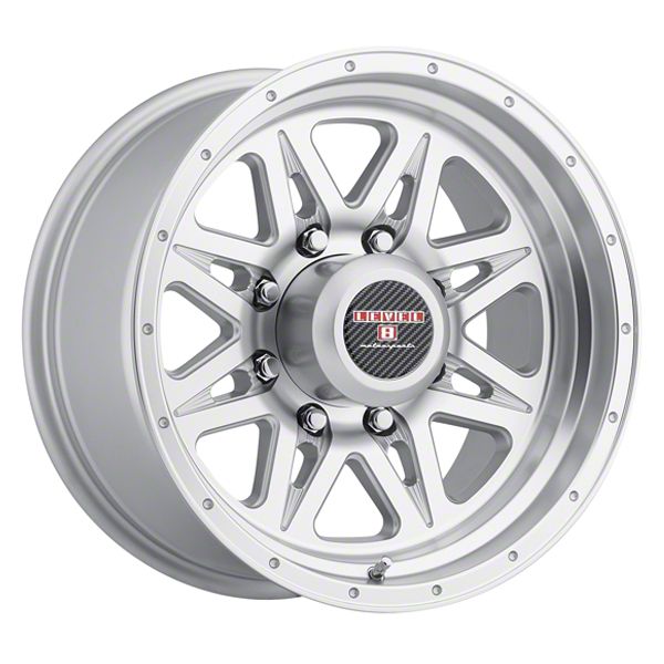 Level 8 Wheels Toyota 4-Runner Strike 6 Matte Silver Machined 6-Lug ...