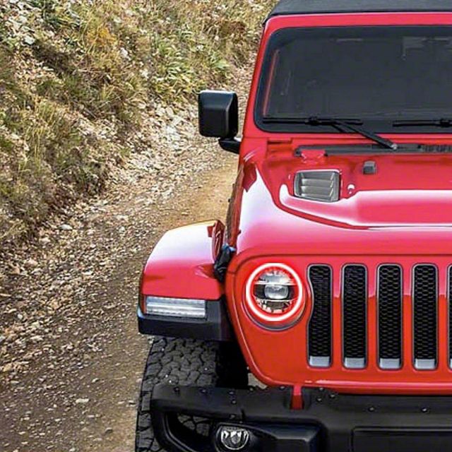 Jeep Gladiator RGBW Headlight Halo Kit with Bluetooth Controller (20-25 ...