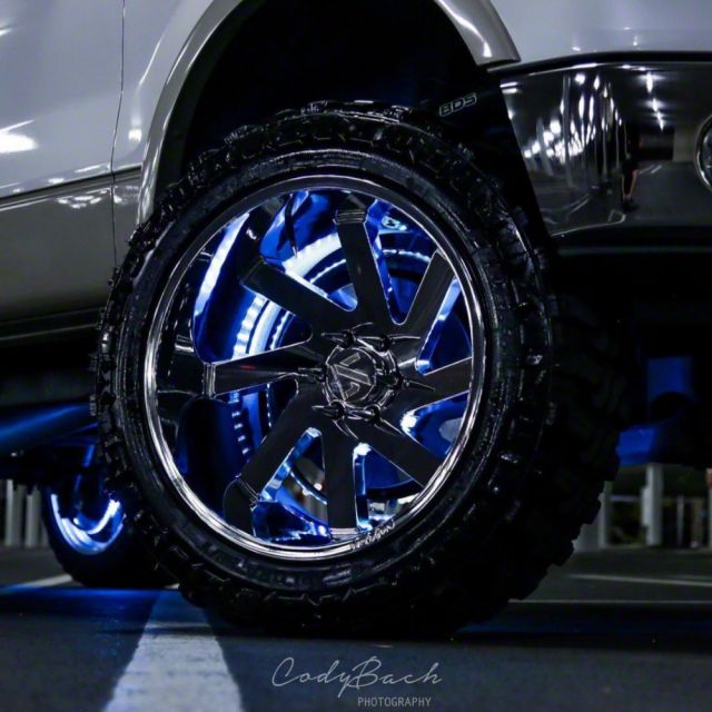 Jeep Wrangler Galaxy Wheel Ring Double Row LED Light Kit with Keychain ...