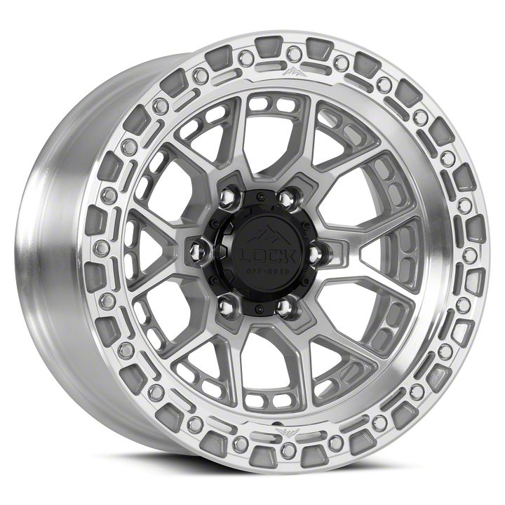 Lock Off-Road Jeep Gladiator Commando Machine with Clear Coat Wheel ...