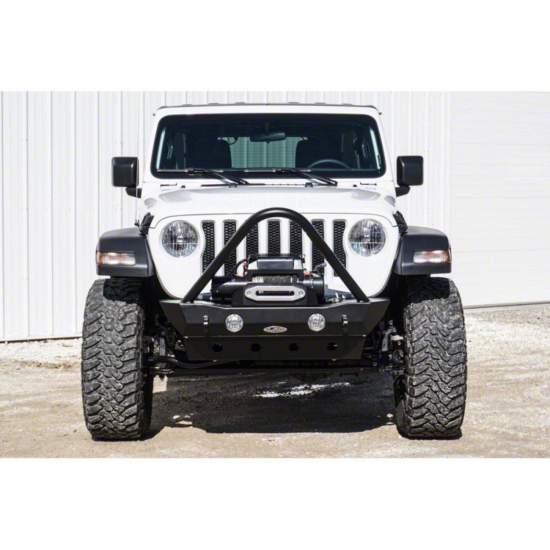 LoD Offroad Jeep Gladiator Signature Series Shorty Front Bumper with Stinger Guard for Warn ...