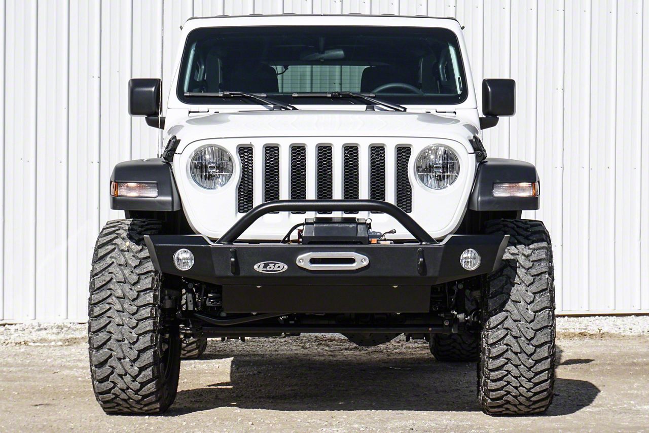 LoD Offroad Jeep Wrangler Signature Series Mid Width Front Bumper ...