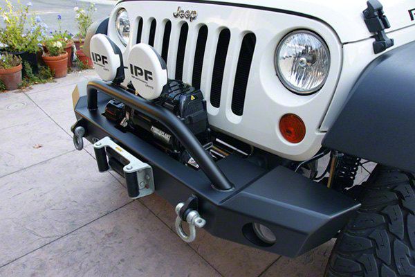 LoD Offroad Jeep Wrangler Signature Series Mid-Width Front Bumper with ...