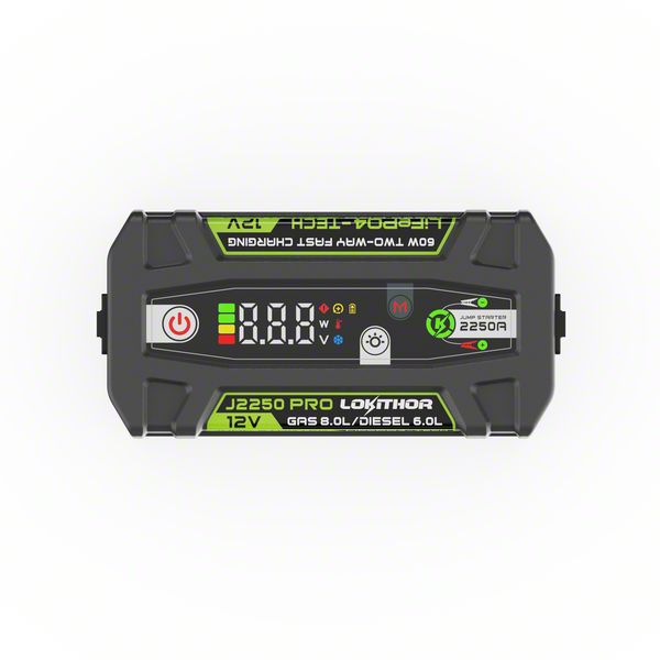 LOKITHOR Universal XT Prpo Jump Starter with 2000 Cycle Lift; 2250 Amp ...
