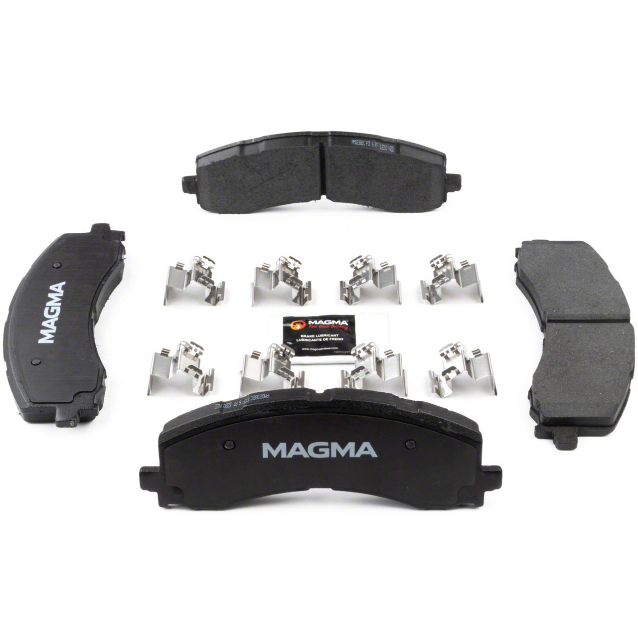 Magma Brakes Bronco Premium Ceramic Brake Pads; Front Pair PMD2382C (22 ...