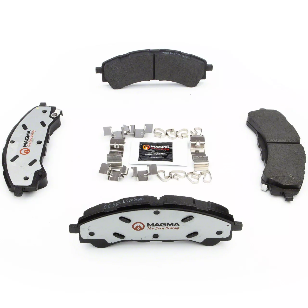 Magma Brakes Bronco Pro-Series Ceramic Brake Pads; Front Pair PSD2216C ...
