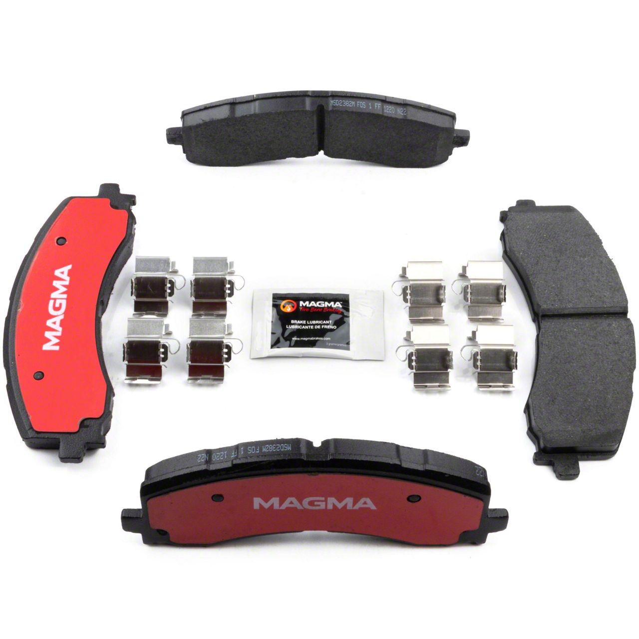 Magma Brakes Bronco Severe Duty Semi-Metallic Brake Pads; Front Pair ...