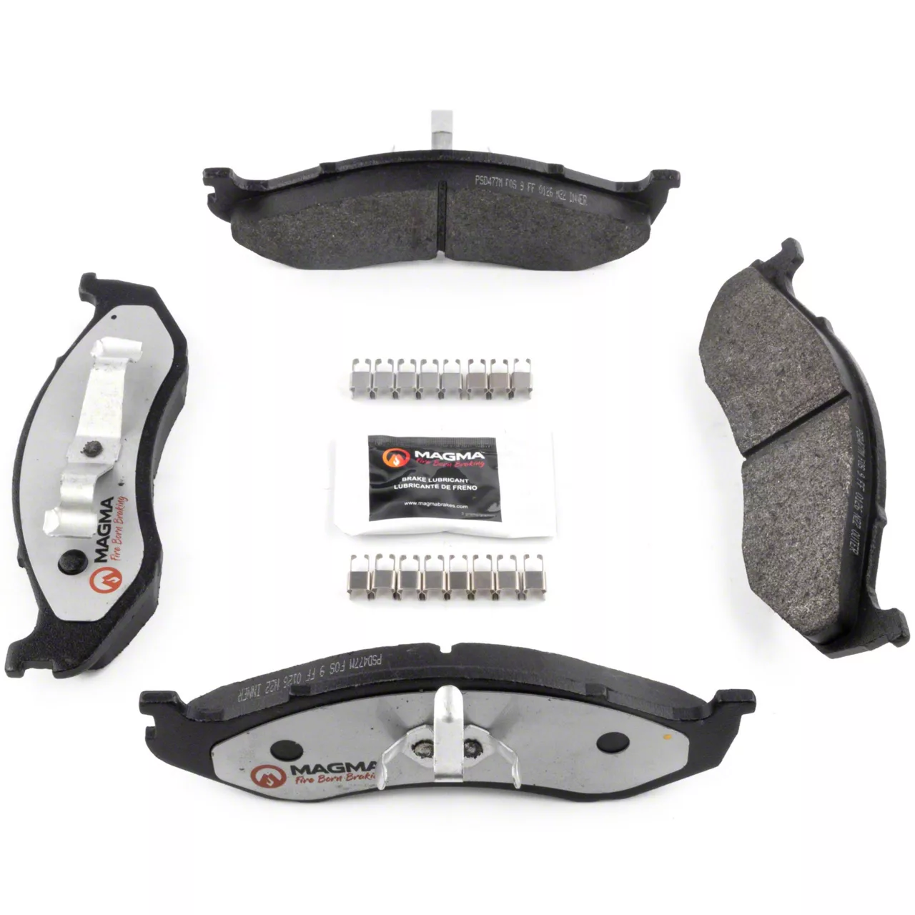 Magma Brakes Jeep Cherokee Pro-Series Semi-Metallic Brake Pads; Front ...