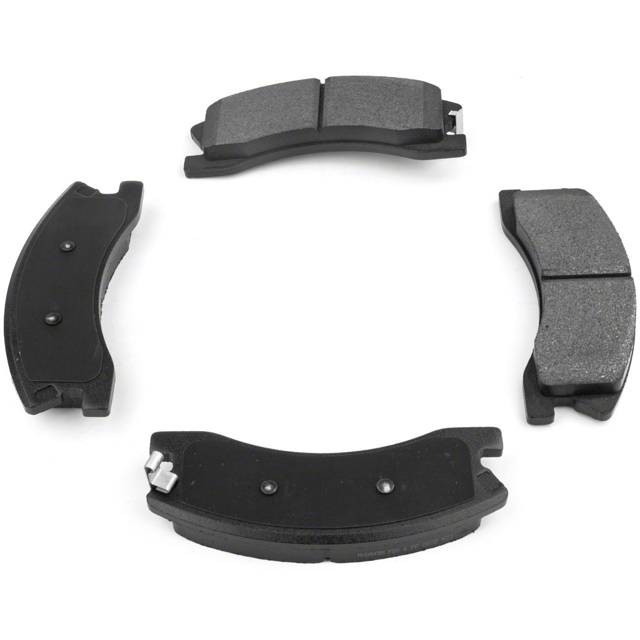 Magma Brakes Jeep Grand Cherokee MaxValue Semi-Metallic Brake Pads; Front Pair MXD945M (99-02 ...