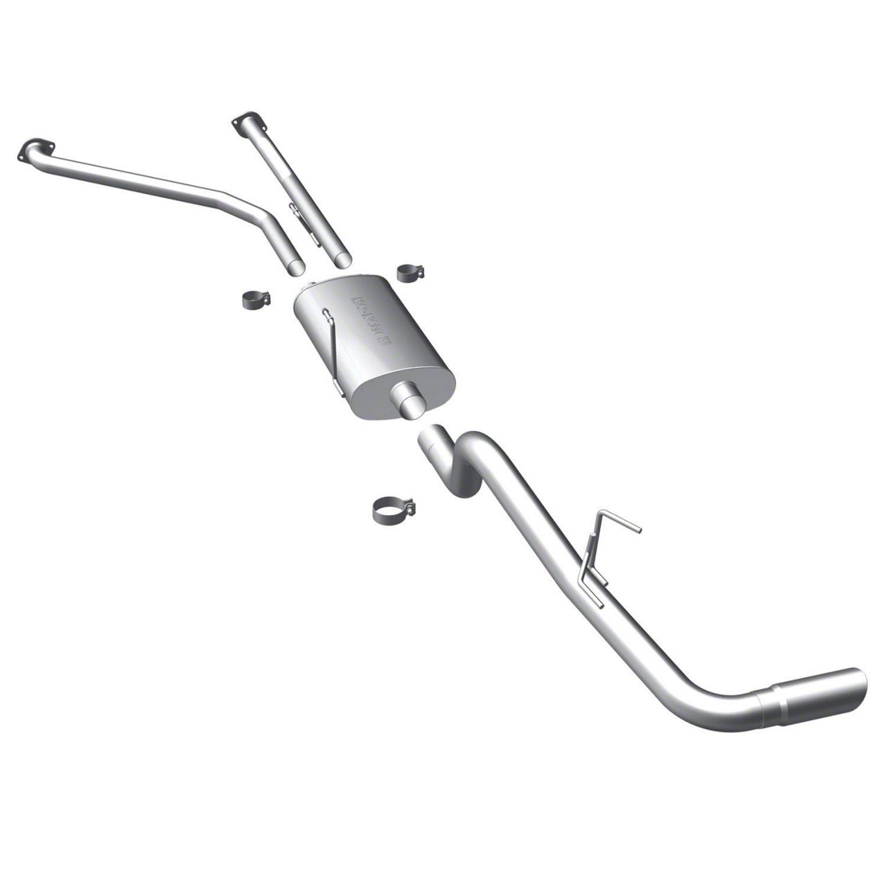 Magnaflow Frontier Street Series Single Exhaust System with Polished ...