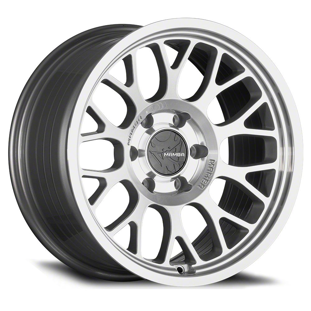 Mamba Offroad Wheels Bronco M28 Silver with Mirror Machine Face 6-Lug ...
