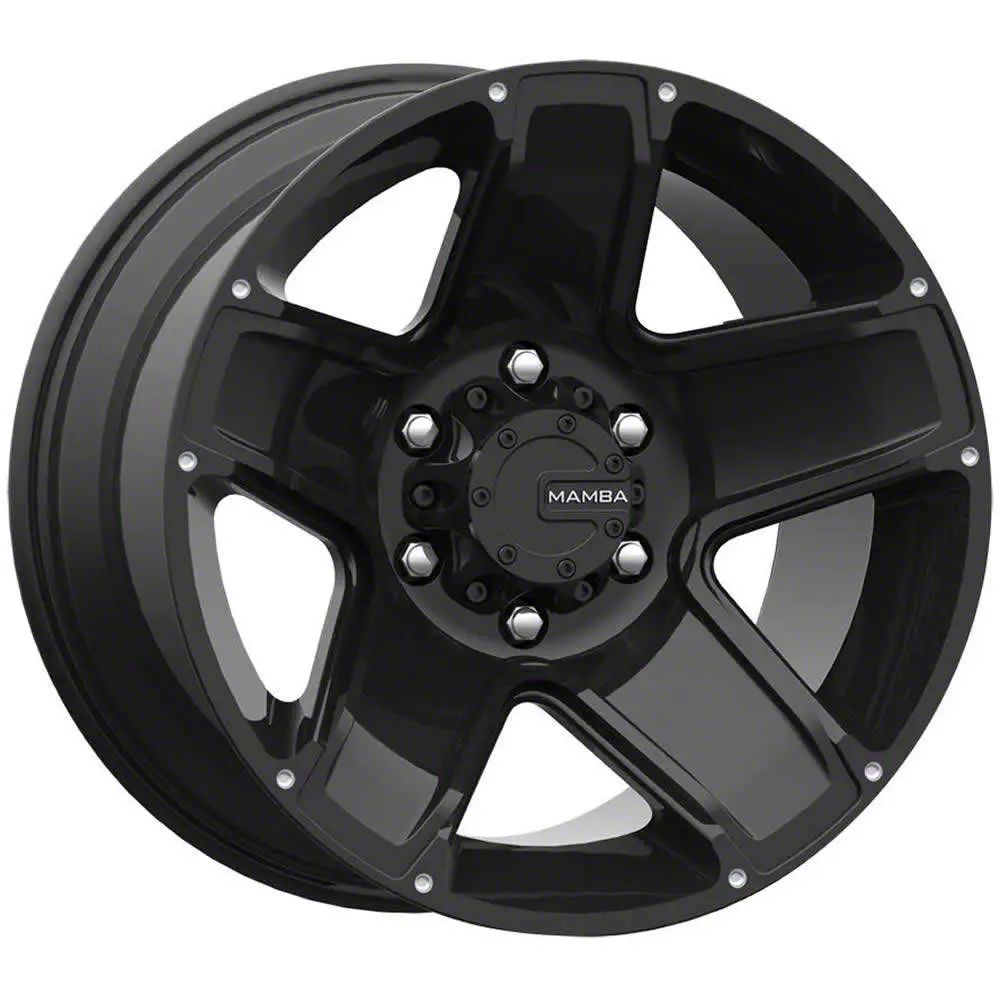 Mamba Offroad Wheels Jeep Gladiator M13 Matte Black Wheel; 17x9; 12mm ...