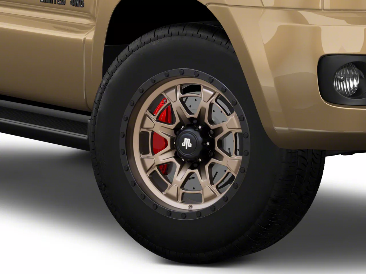 Mammoth Toyota 4-Runner Split 16 Satin Bronze 6-Lug Wheel; 17x9; -12mm ...