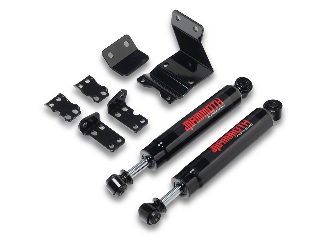 Mammoth Jeep Wrangler Dual Steering Stabilizer Kit J216441 (18-25 Jeep ...