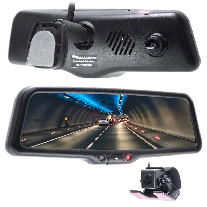 Master Tailgaters Tacoma 10-Inch IPS LCD Rear View Mirror with Built-In ...