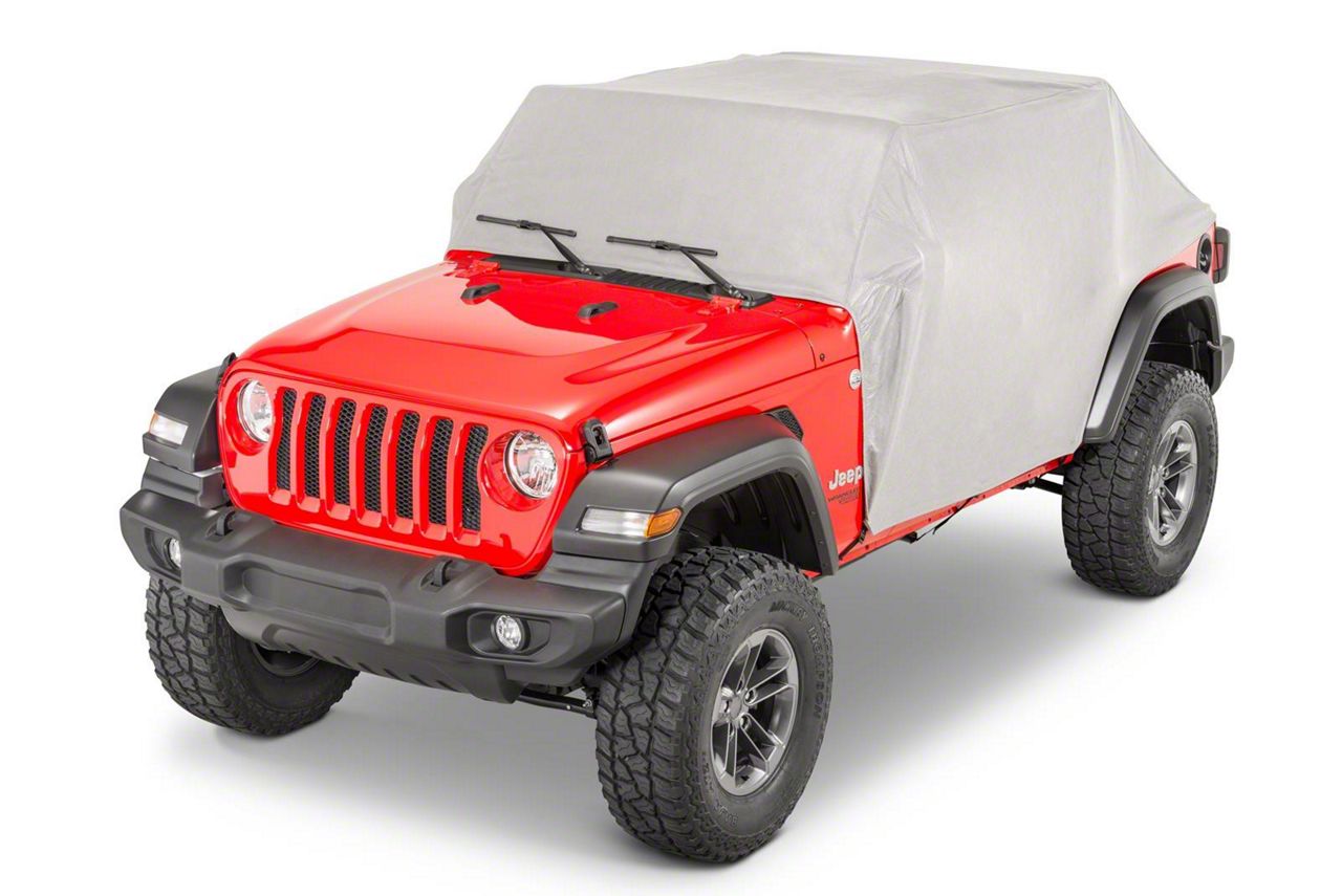 MasterTop Jeep Wrangler Five Layer Weatherproof Full Door Cab Cover for ...