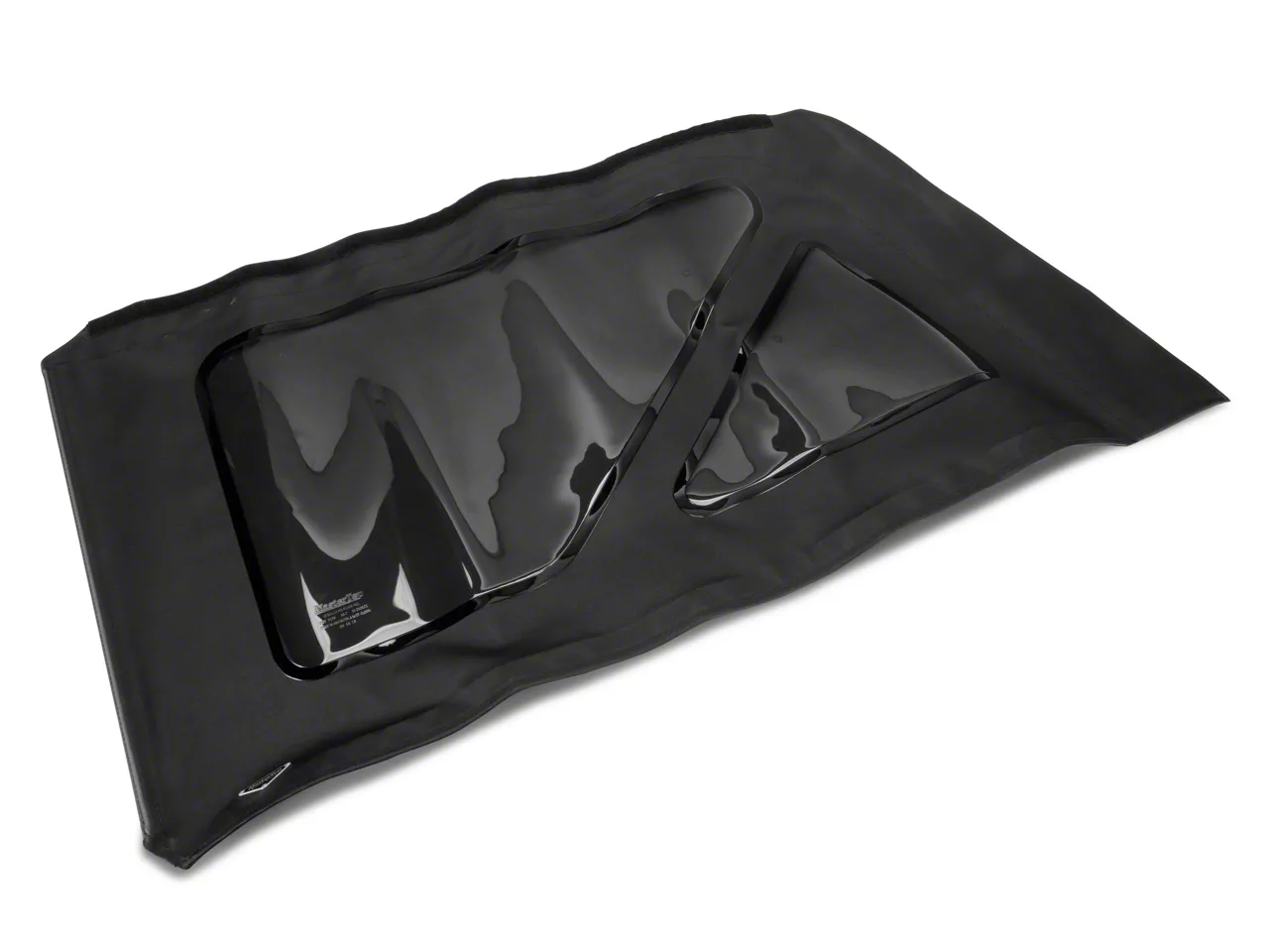 MasterTop Jeep Wrangler Replacement Quarter Window Tinted; Black ...