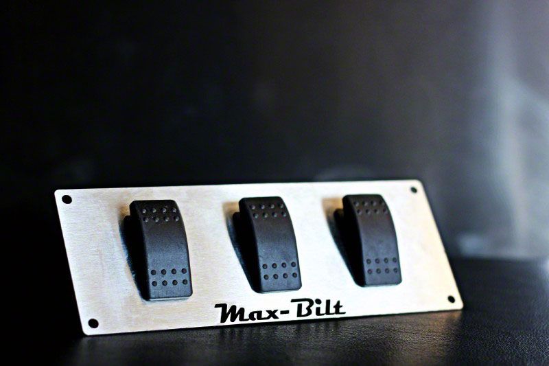 Maxbilt Bronco Switch Panel with Switches SWP3 (Universal; Some ...